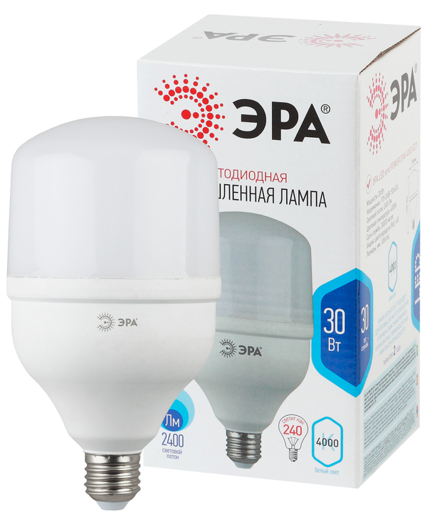 Лампа светодиодные 30W 4000К Е27 smd POWER - купить в Анапе